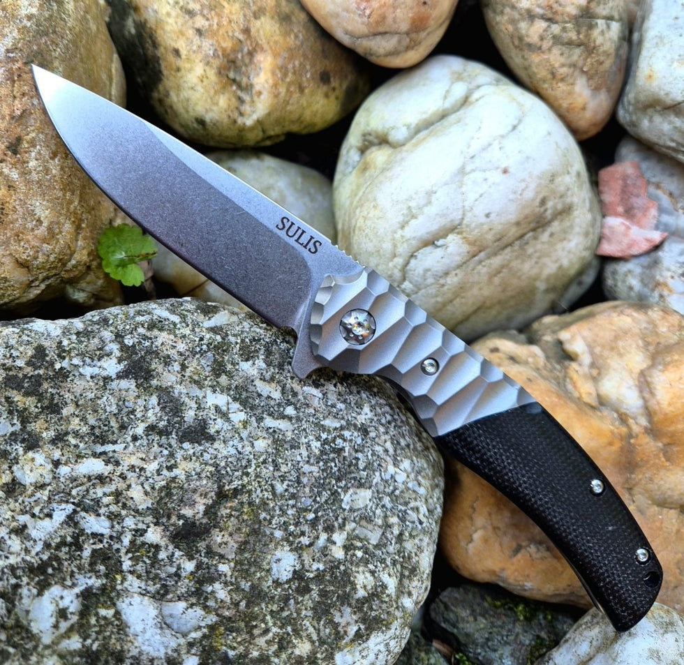 NEW SULIS EVO folding knife - made of N690 steel + Titanium – Dachs ...