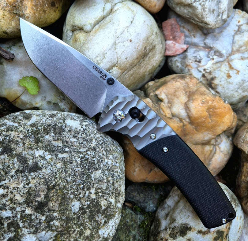 Charon BABY - AXIS Lock - stonewash – Dachs Knives s.r.o.